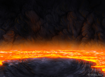 Underground Pool Lava Wallpaper - The Wajas Wiki