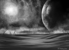 Alien Planet Black Wallpaper - The Wajas Wiki