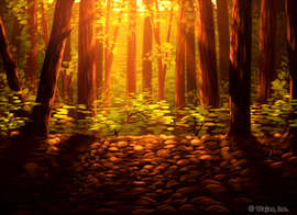 Golden Forest Wallpaper - The Wajas Wiki