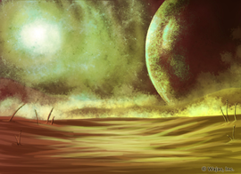 Alien Planet Yellow Wallpaper - The Wajas Wiki